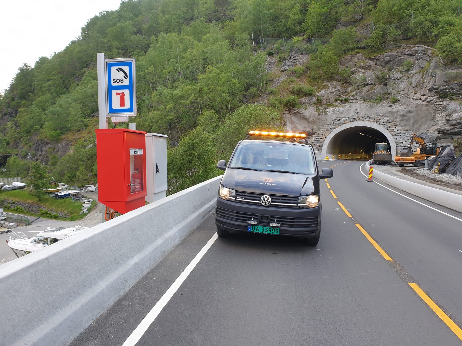 Paneda completes installation in the Seimsdals Tunnel, Norway - Paneda